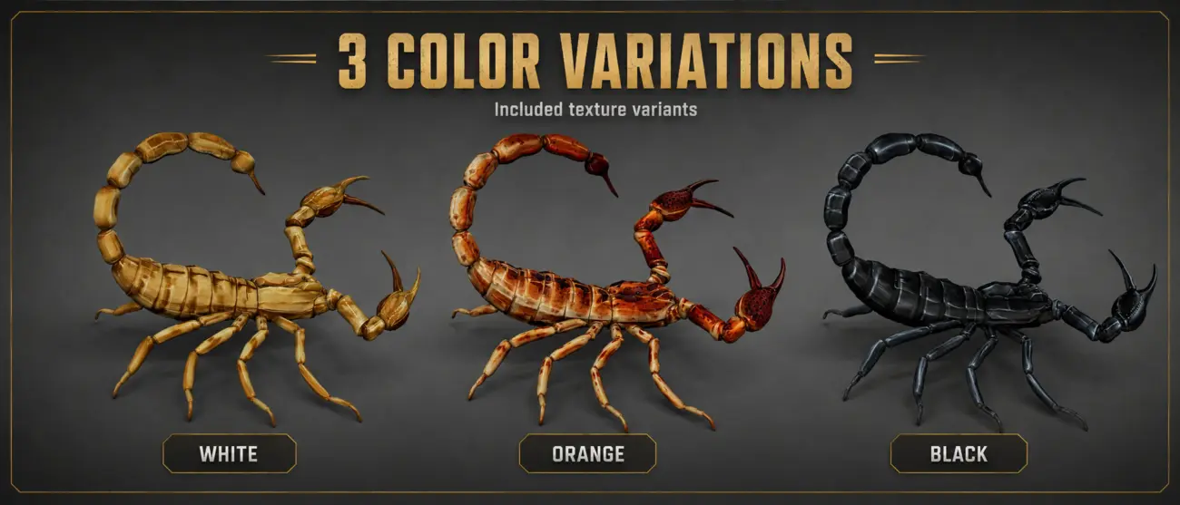 Scorpion Rig for Maya | Creature Animation Rig